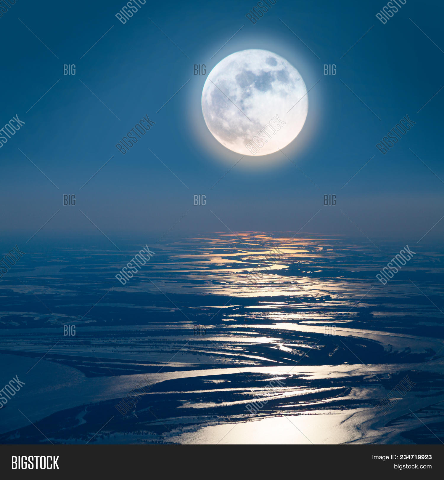 Mysterious Super Moon Image & Photo (Free Trial) | Bigstock