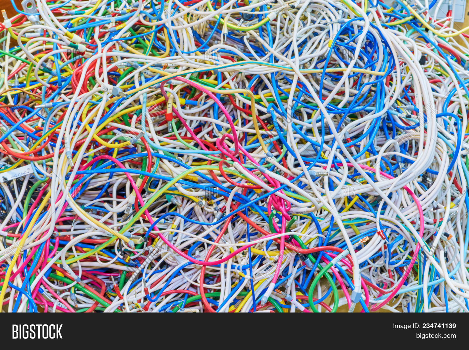 Bunch Electric Wires Image & Photo (Free Trial) | Bigstock