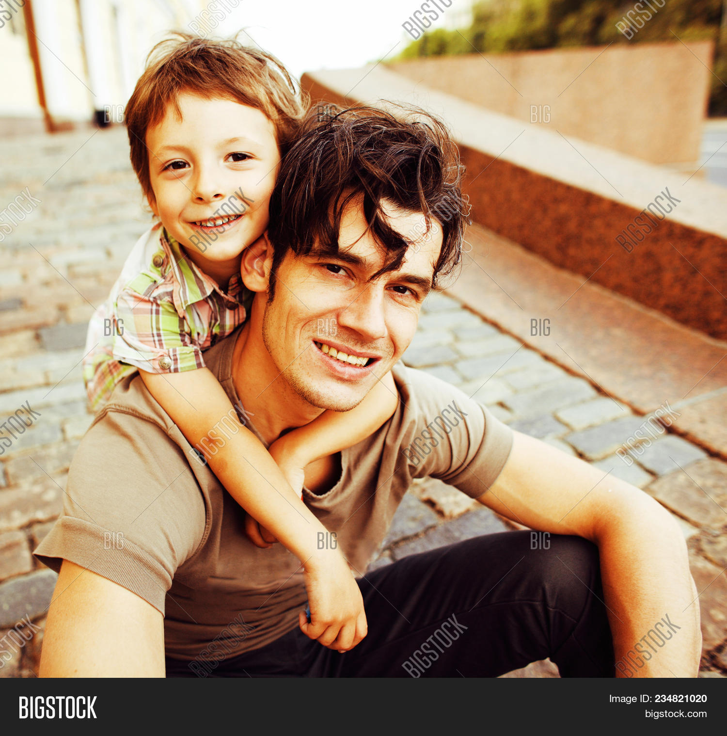 Little Son Father City Image & Photo (Free Trial) | Bigstock