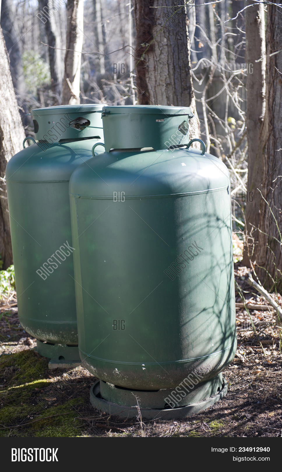 Propane Storage Tanks Image & Photo (Free Trial) | Bigstock