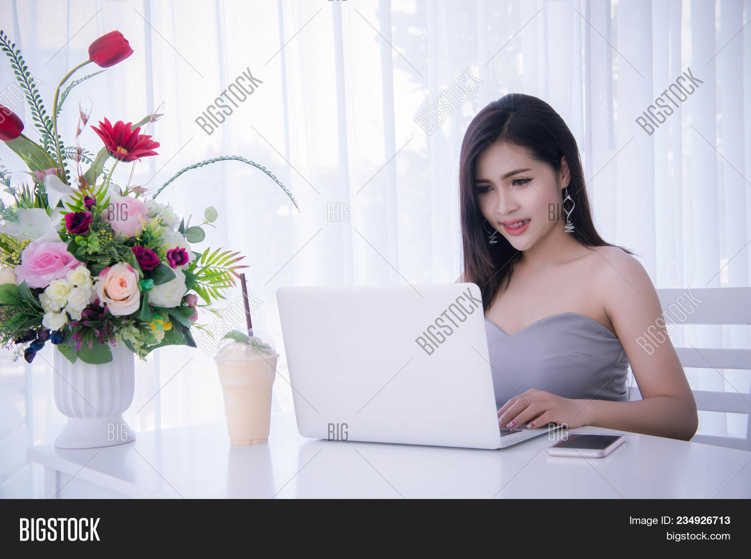 Smart Girl's Working Image & Photo (Free Trial) | Bigstock