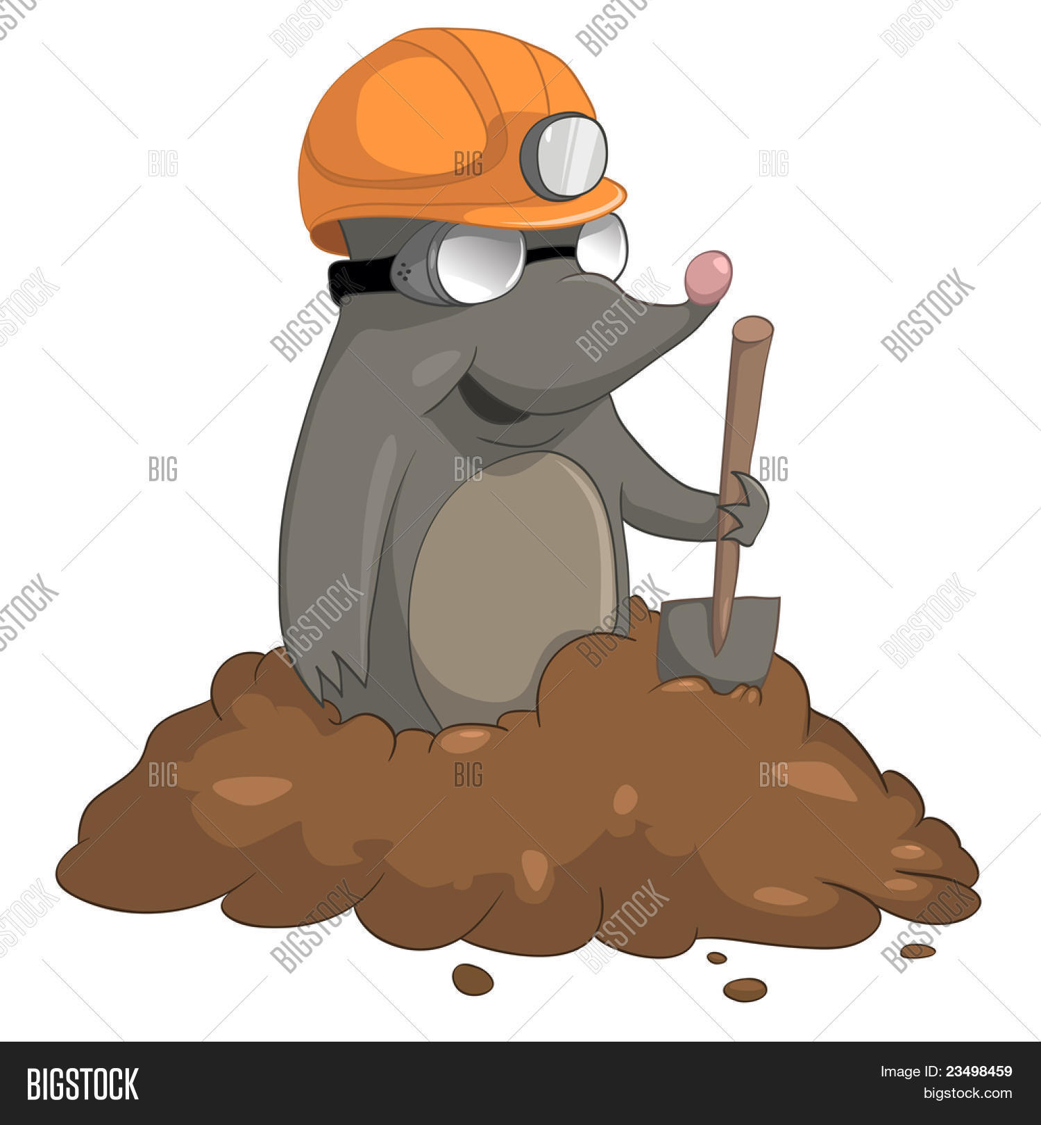 Vetor e foto de Mole De (avaliação gratuita) | Bigstock