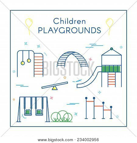 Children's Playground Vector & Photo (Free Trial) | Bigstock