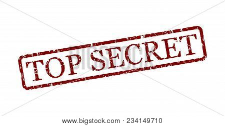 Simple Top Secret Red Vector & Photo (Free Trial) | Bigstock