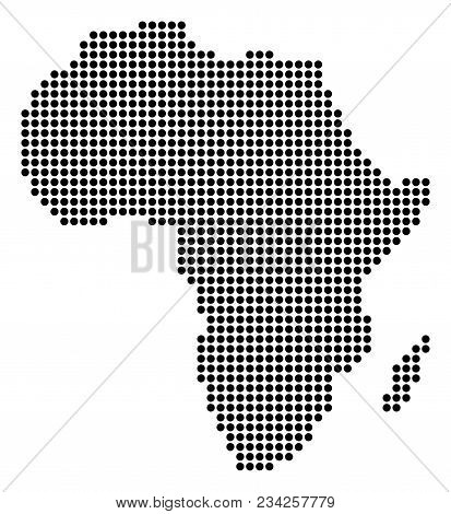 Dotted Africa Map. Vector & Photo (Free Trial) | Bigstock