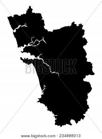 Goa Map Vector Vector & Photo (Free Trial) | Bigstock