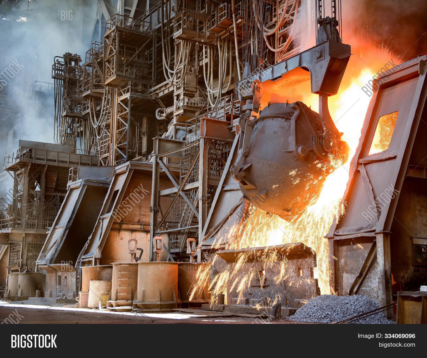 Hot Steel Production Image & Photo (Free Trial) | Bigstock