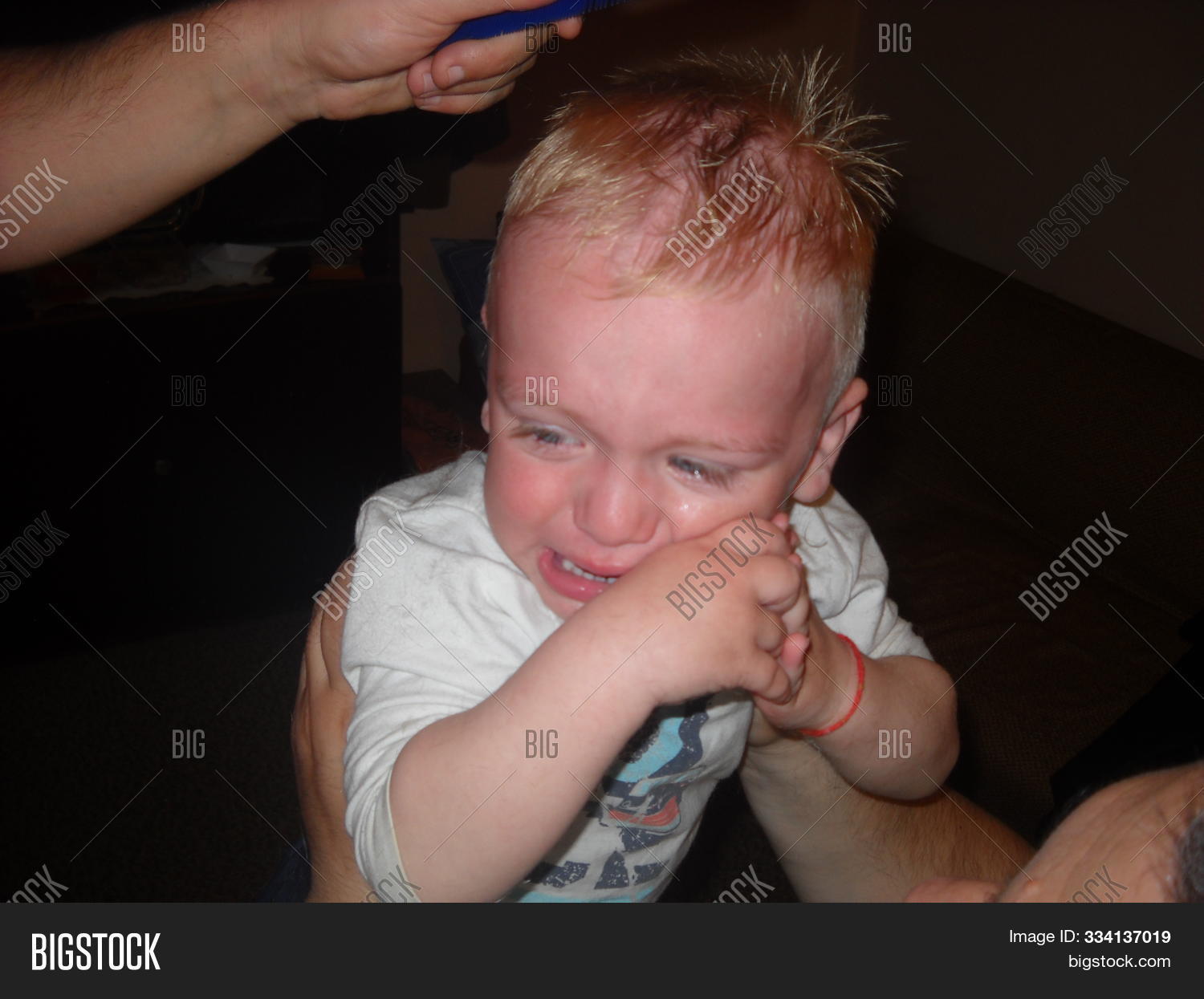 Little Boy Cries While Image & Photo (Free Trial) | Bigstock