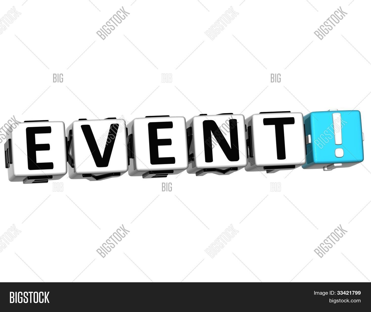 3D Word Event Block Image & Photo (Free Trial) | Bigstock