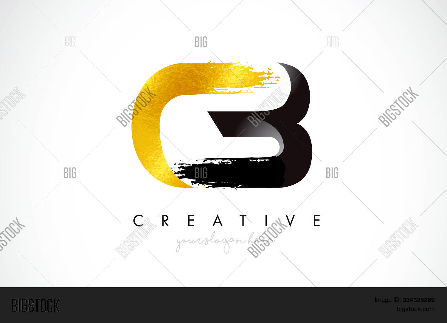 Cb Letter Design Vector & Photo (Free Trial) | Bigstock