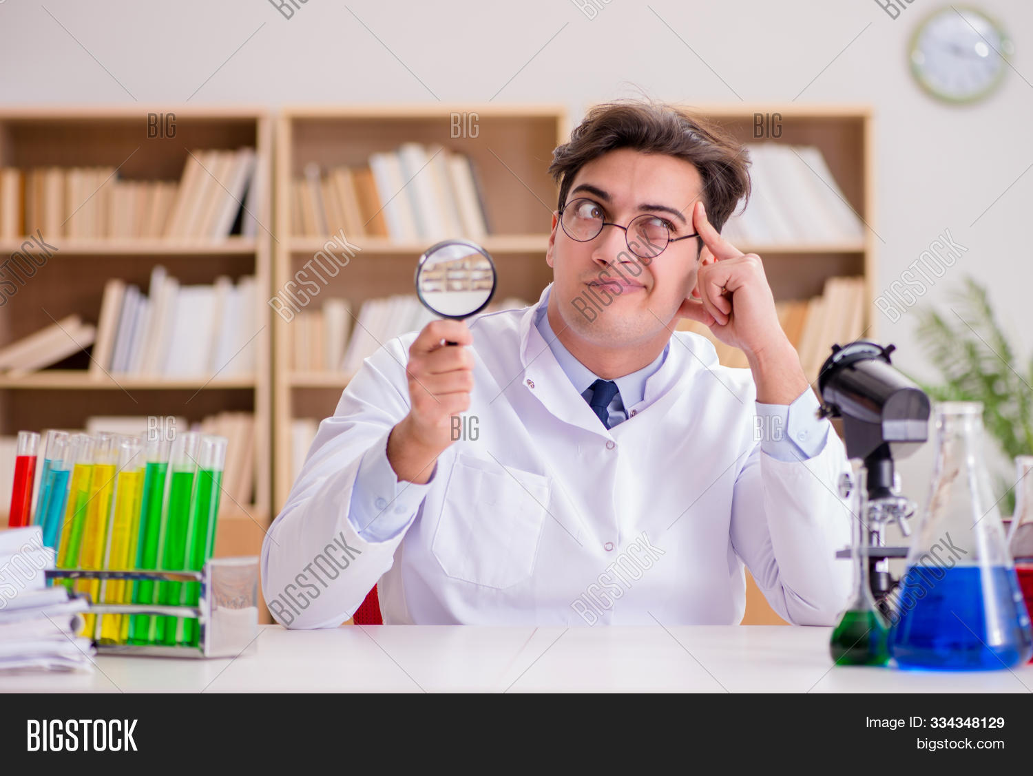 Mad Crazy Scientist Image & Photo (Free Trial) | Bigstock