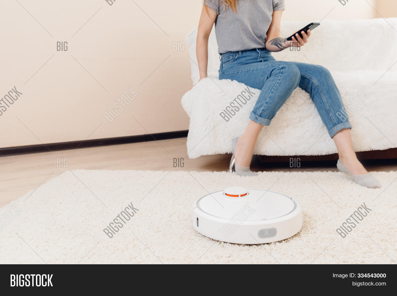 Young Girl Using Image & Photo (Free Trial) | Bigstock