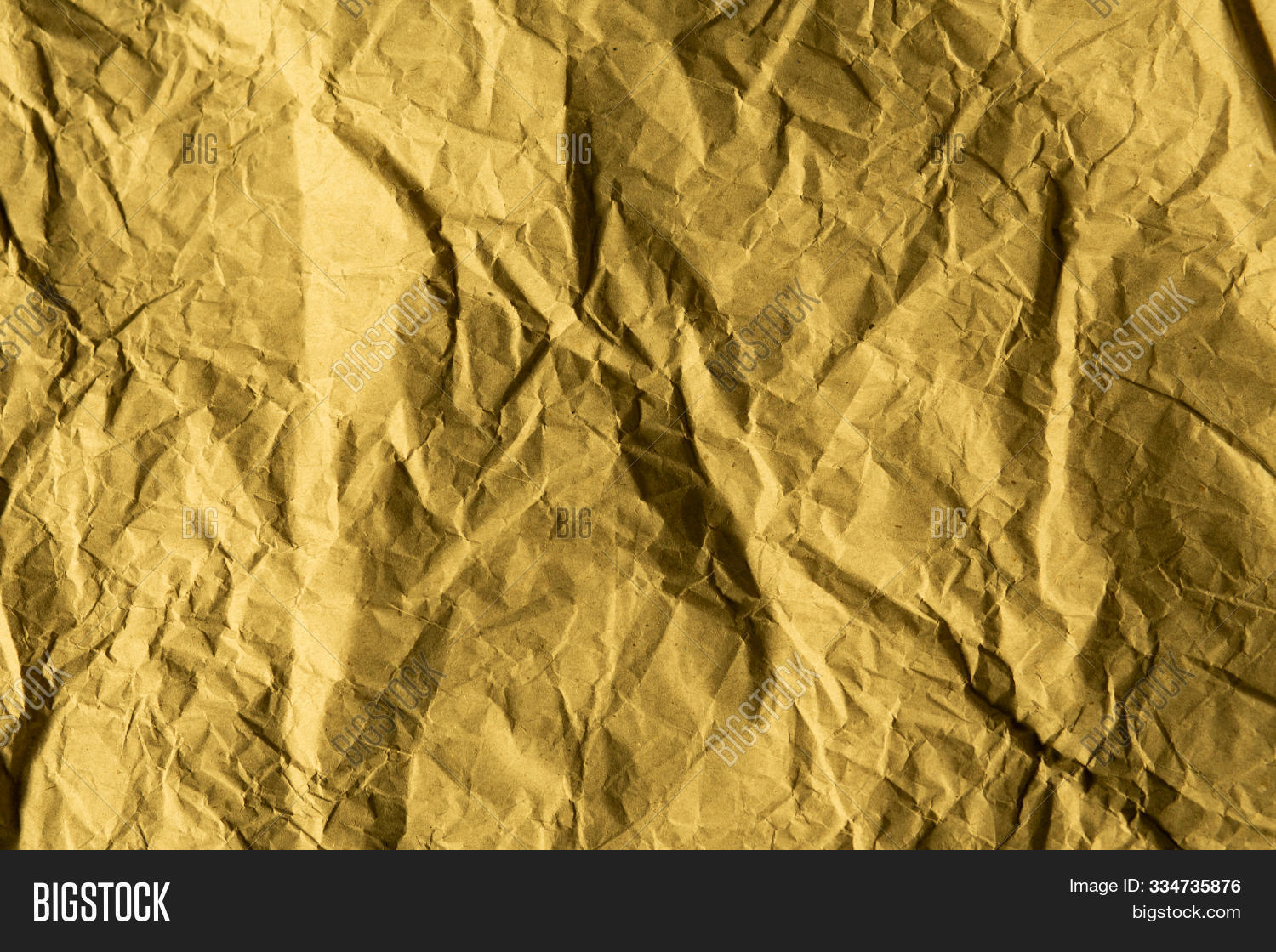 Wrinkled Paper Yellow