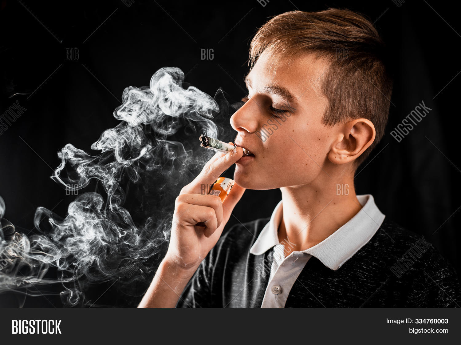 Teenage Boy Smoking Image & Photo (Free Trial) | Bigstock
