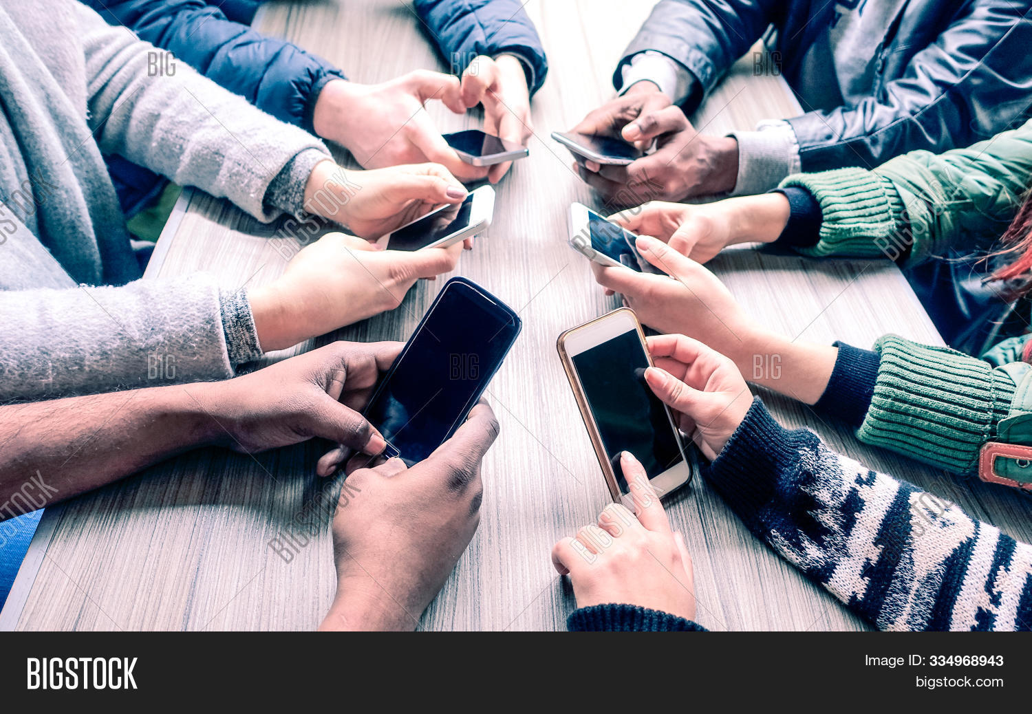 Group Friends Using Image & Photo (Free Trial) | Bigstock