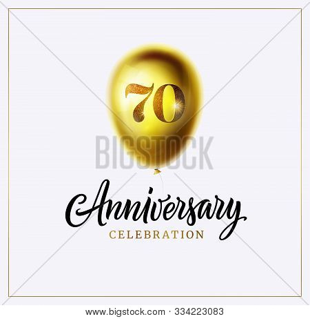 70th Anniversary. 70 Vector & Photo (Free Trial) | Bigstock