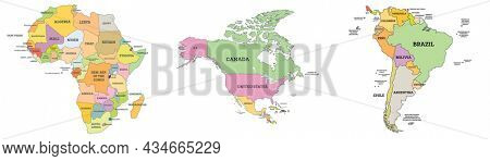 Political Map Africa, Image & Photo (Free Trial) | Bigstock