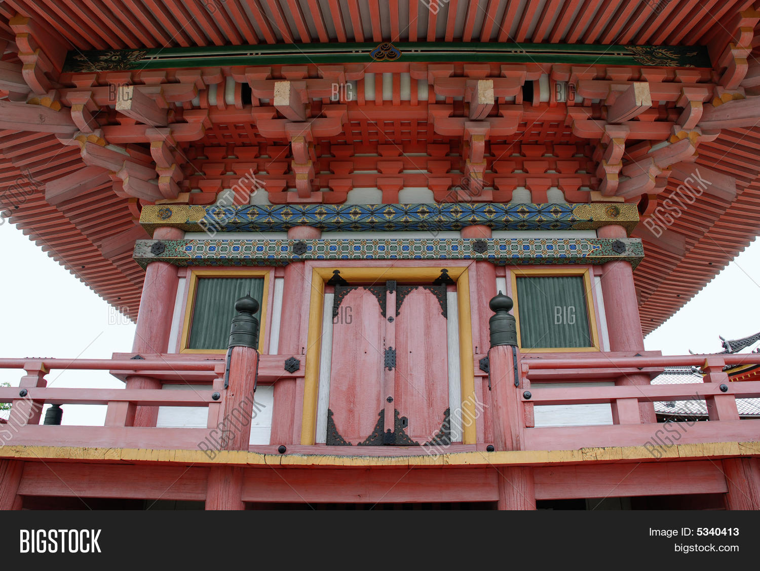 Pagoda Door Image & Photo (Free Trial) | Bigstock