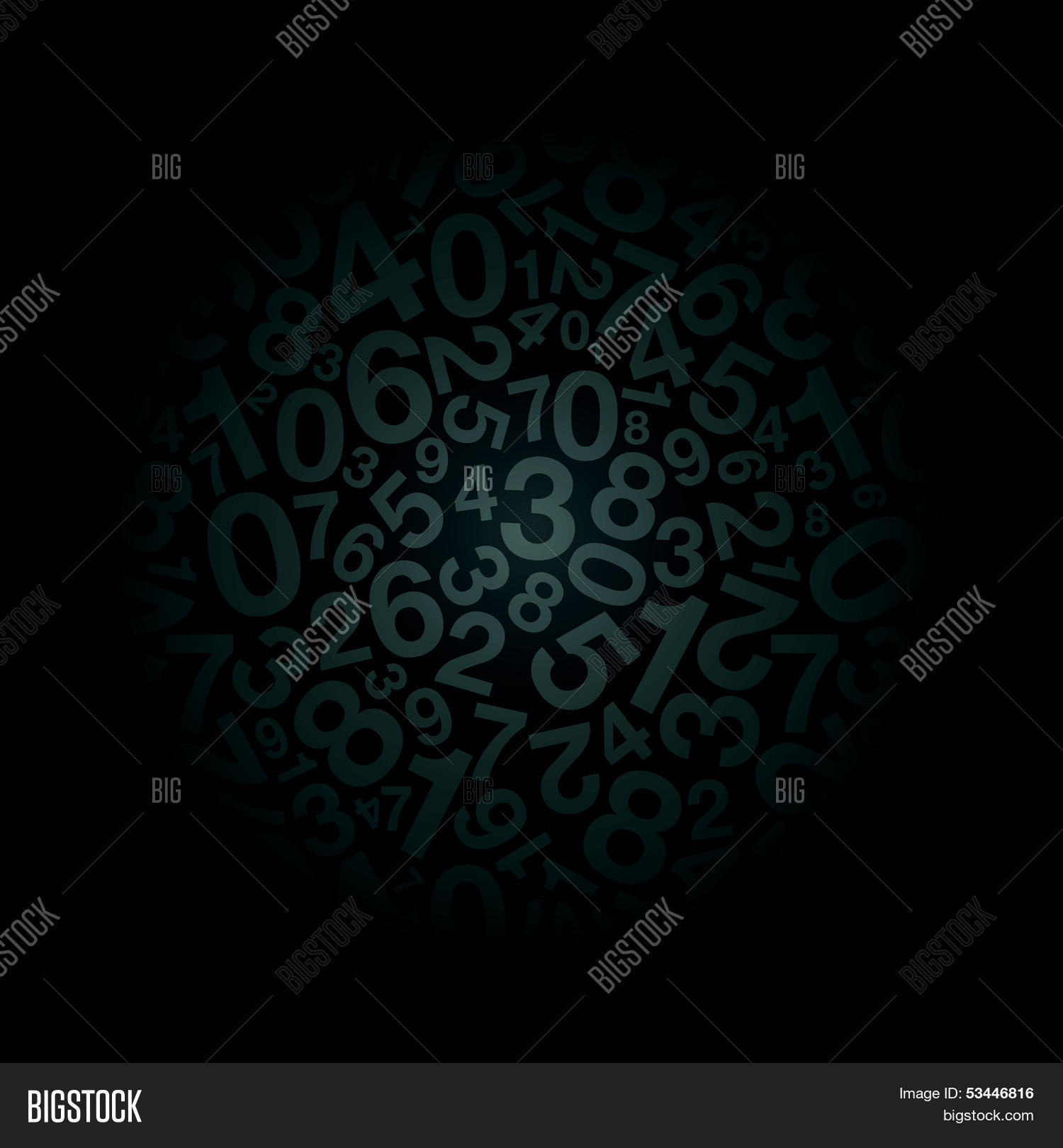 Black Number Vector & Photo (Free Trial) | Bigstock