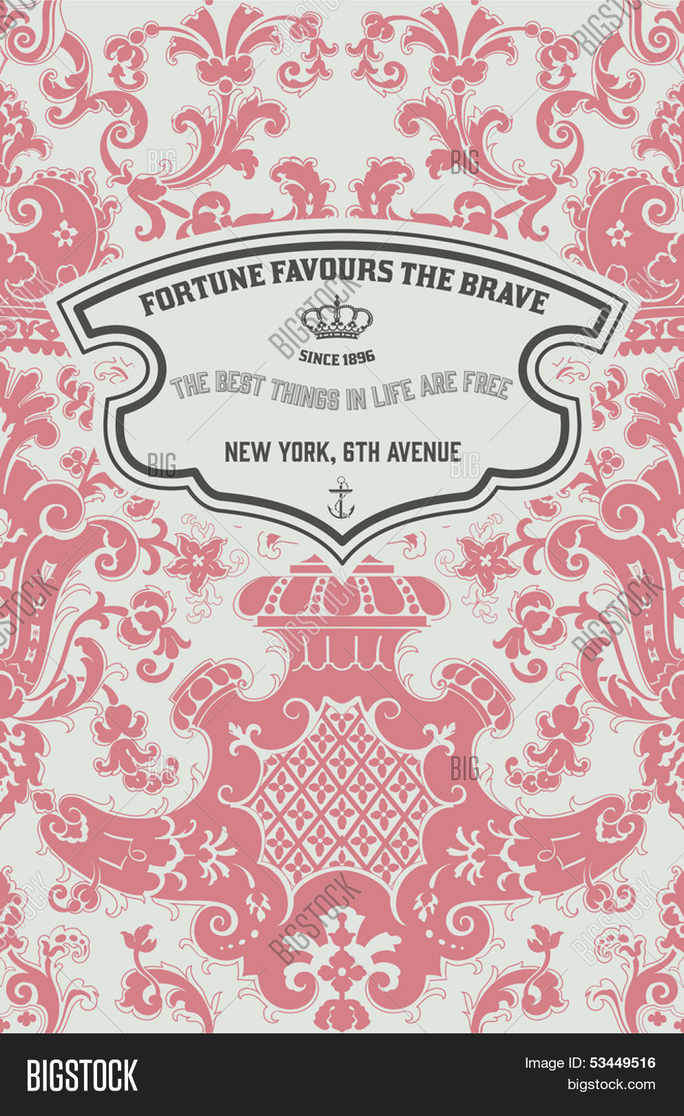 Royal Card Floral Vector & Photo (Free Trial) | Bigstock