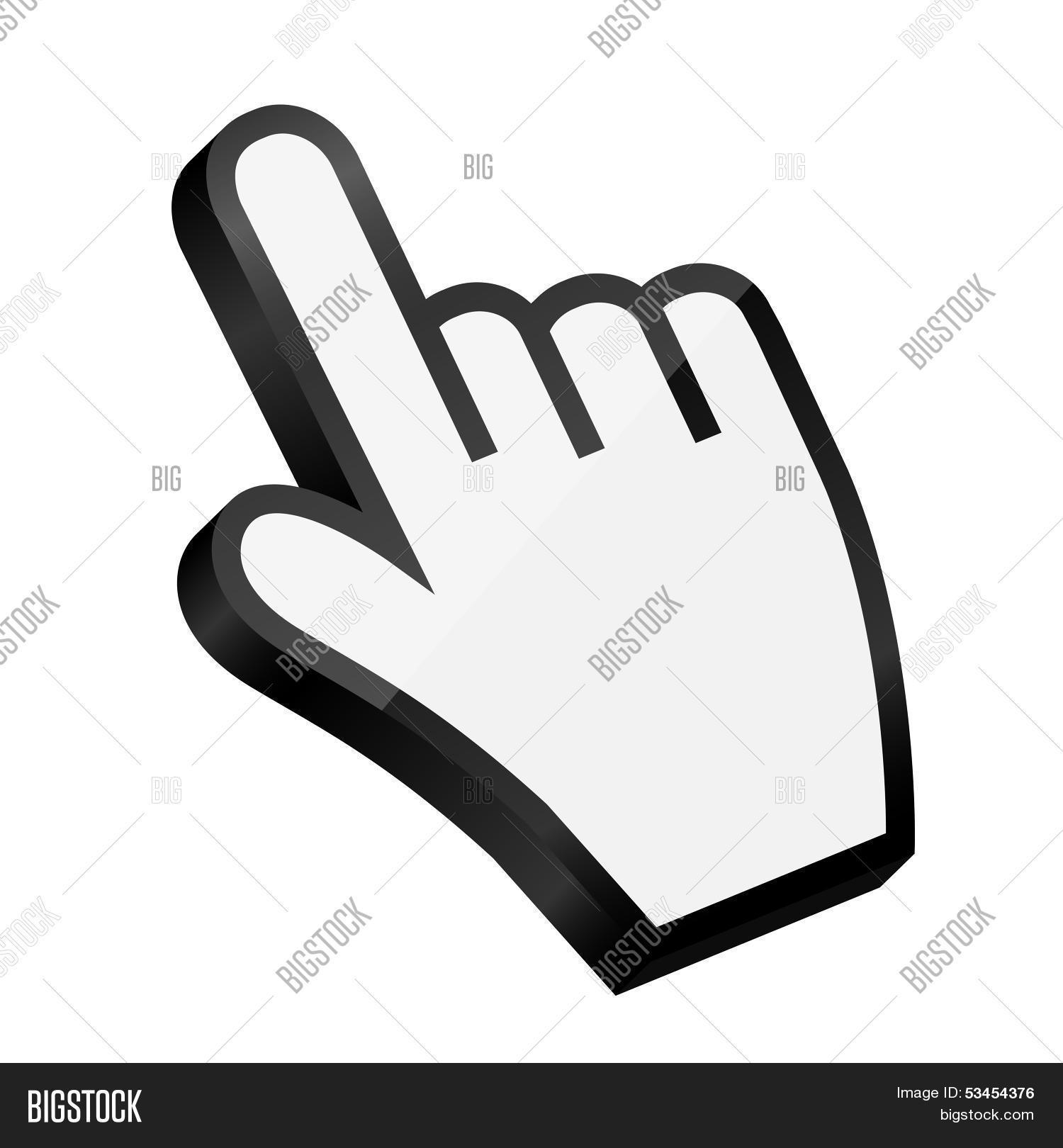 Mouse Hand Cursor Vector & Photo (Free Trial) | Bigstock