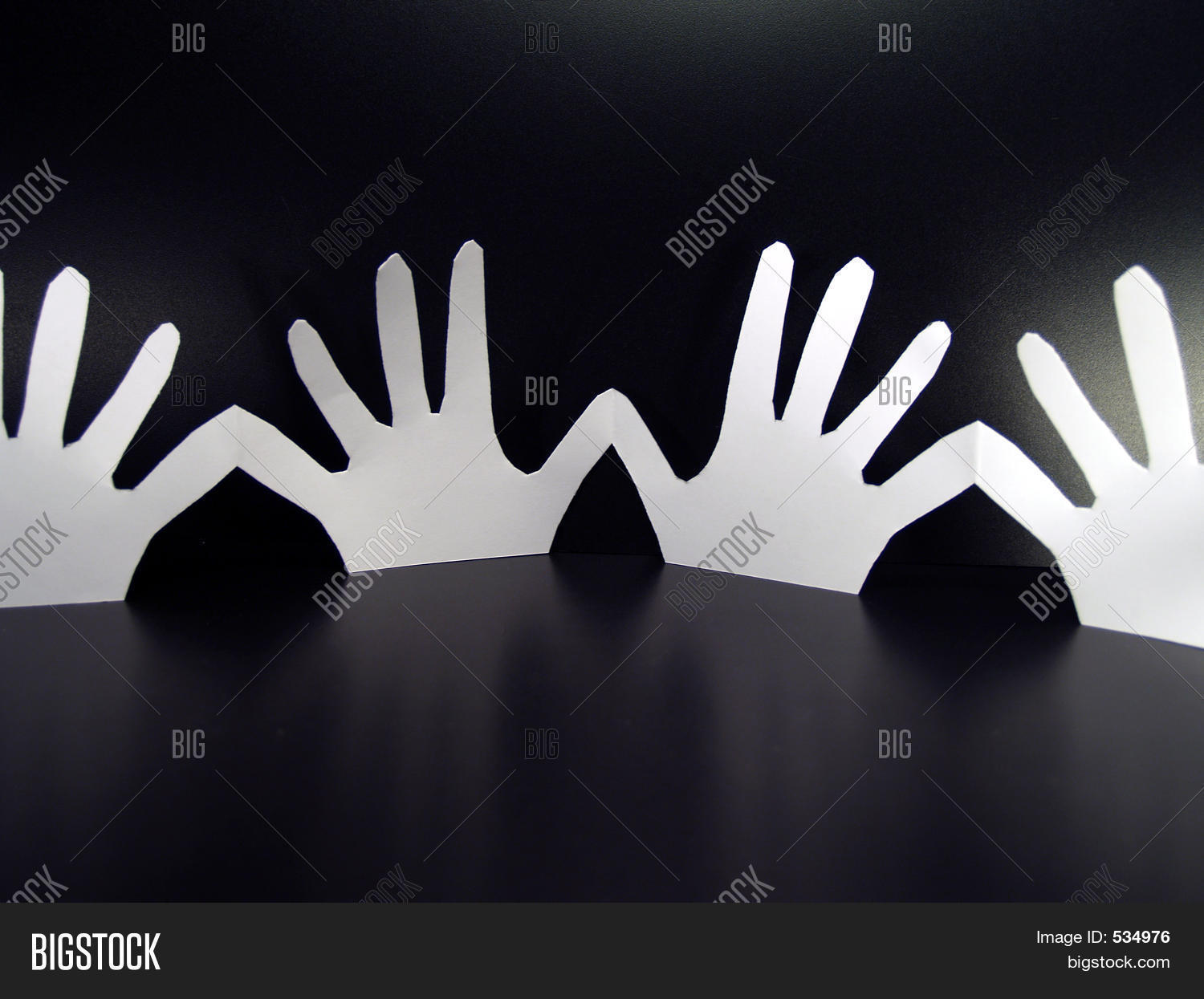 Paper Doll Hands Image & Photo (Free Trial) | Bigstock
