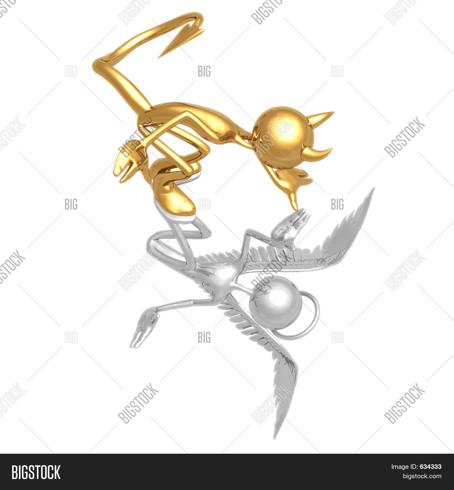 Angel Reflection Image & Photo (Free Trial) | Bigstock