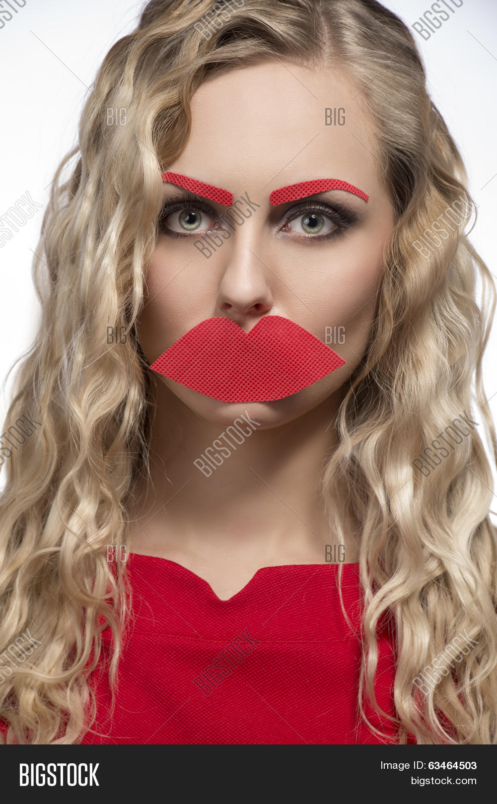 Girl Fake Mouth Image & Photo (Free Trial) | Bigstock