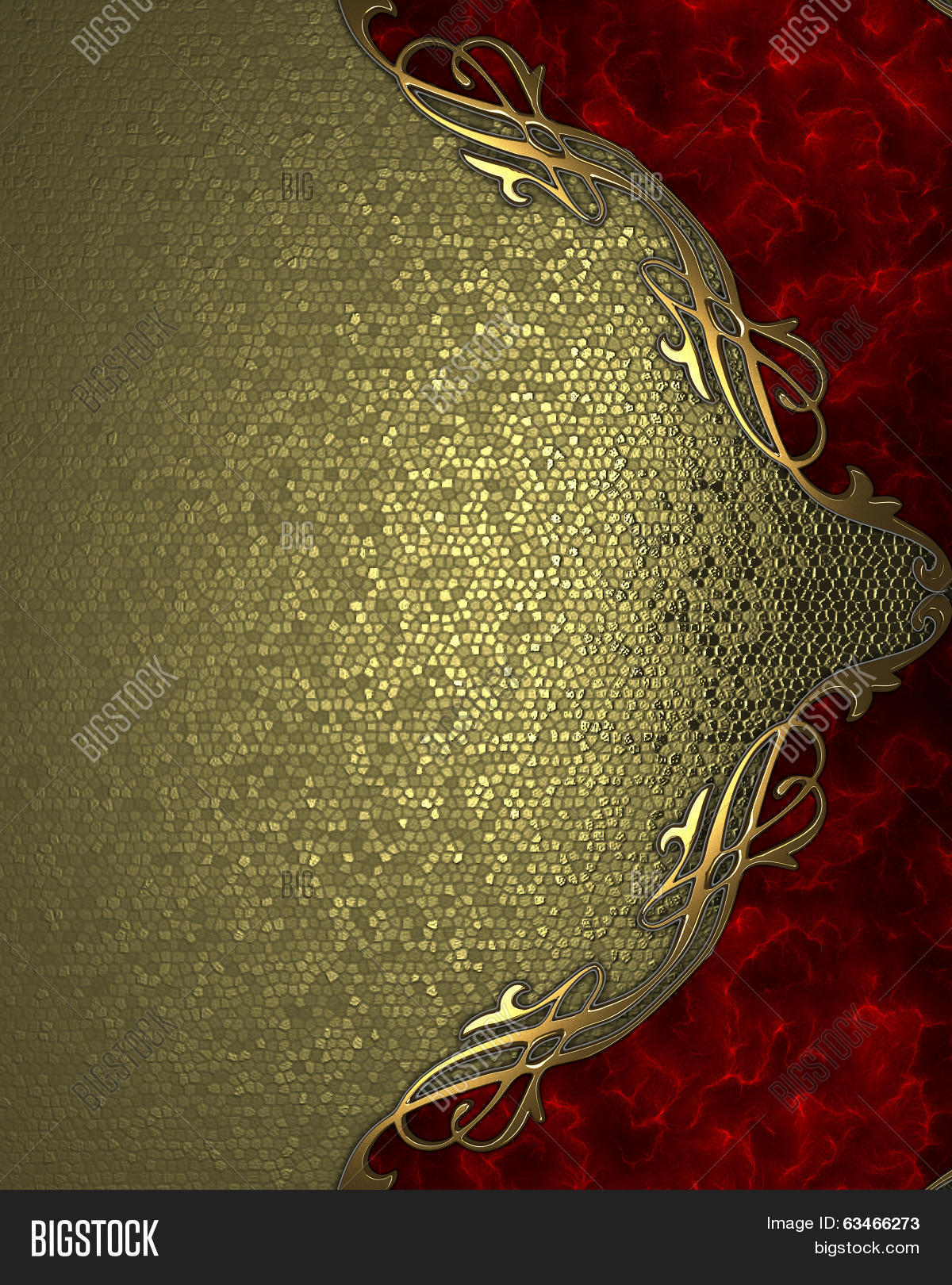 Gold Background Red Image & Photo (Free Trial) | Bigstock