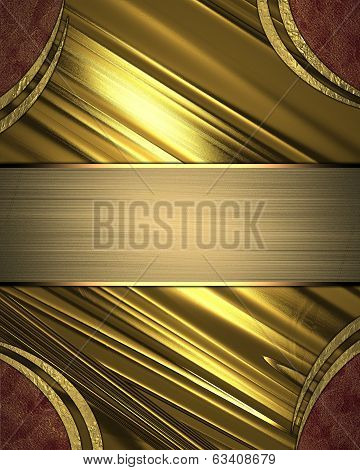 Gold Background Red Image & Photo (Free Trial) | Bigstock