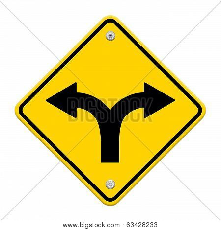 Fork Road Sign Image & Photo (Free Trial) | Bigstock