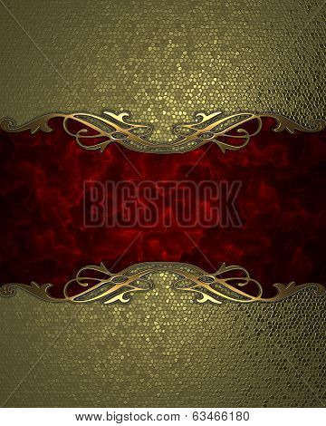Gold Background Red Image & Photo (Free Trial) | Bigstock