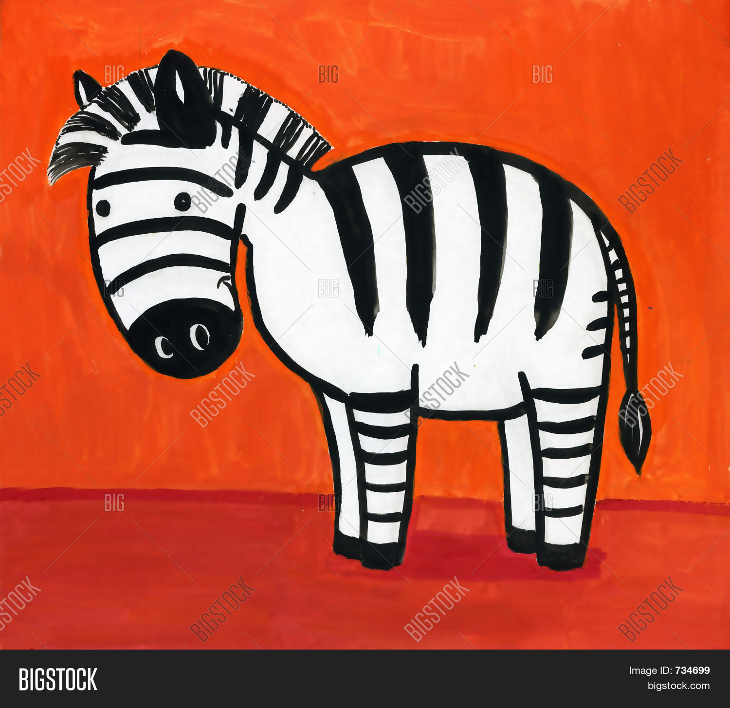 Cartoon Zebra Image & Photo (Free Trial) | Bigstock