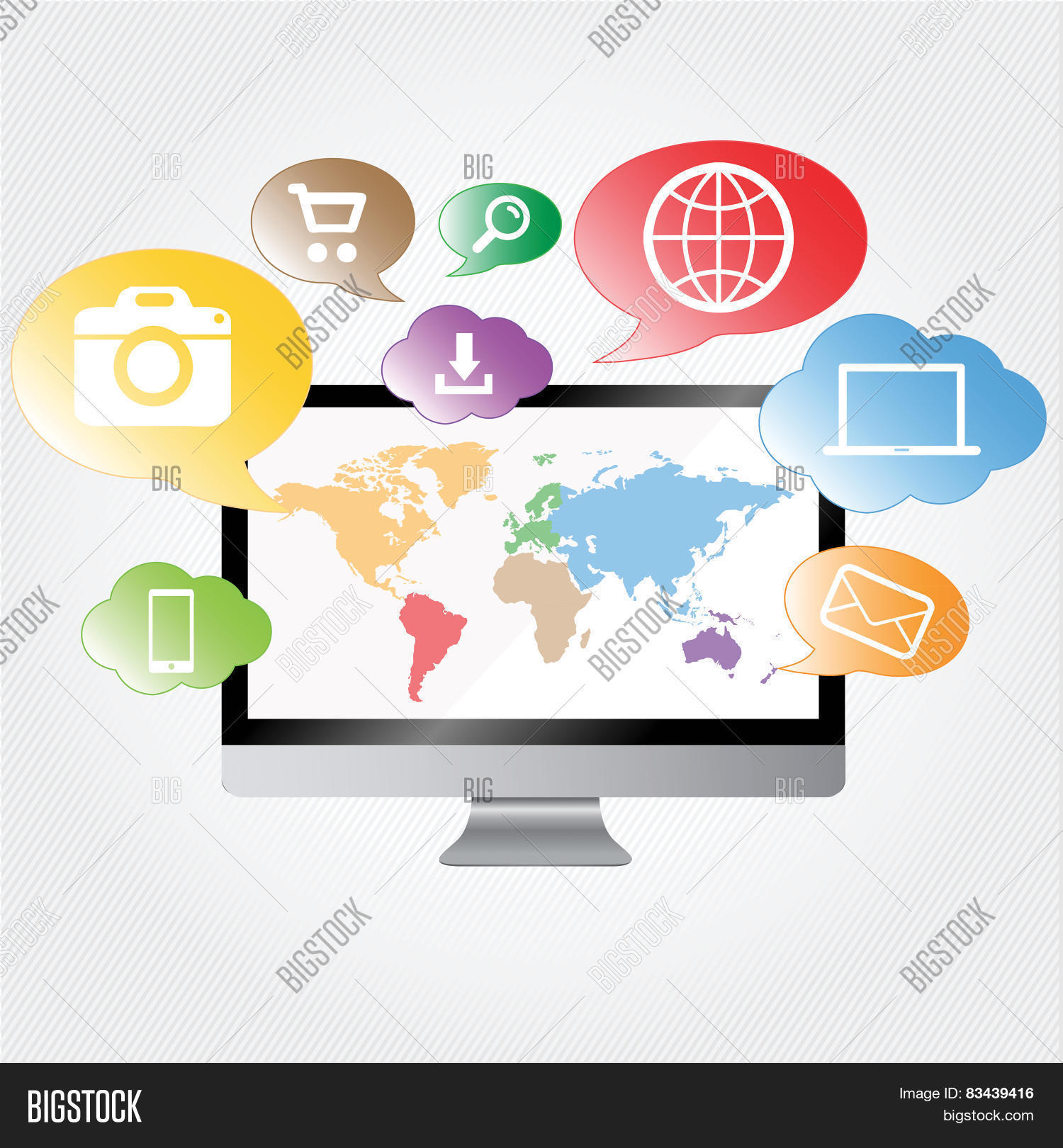 Modern Digital Image & Photo (Free Trial) | Bigstock