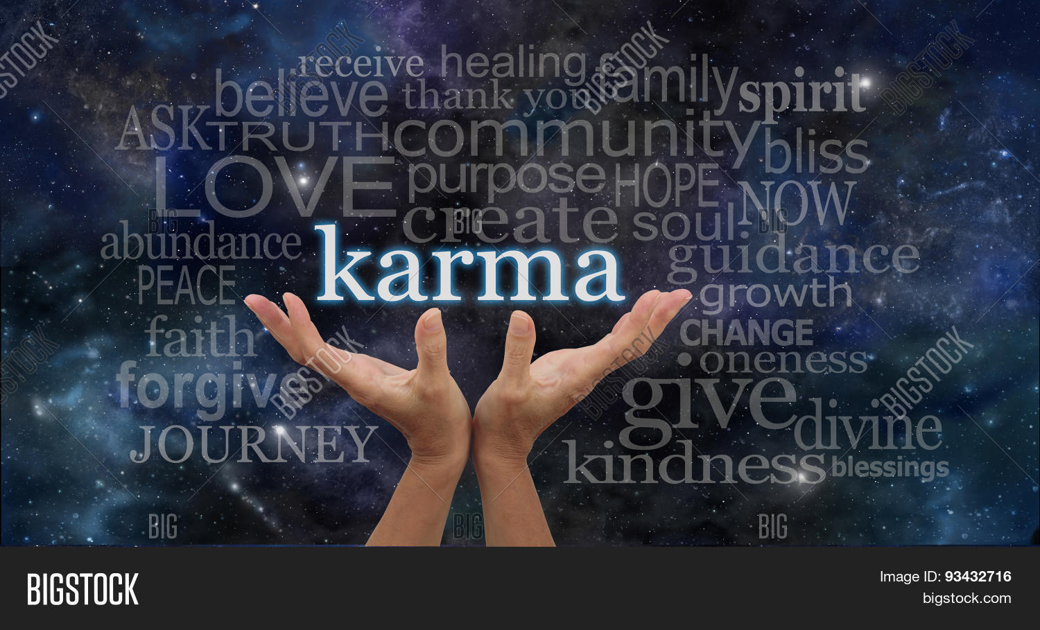 Your Karma Your Hands Image & Photo (Free Trial) | Bigstock