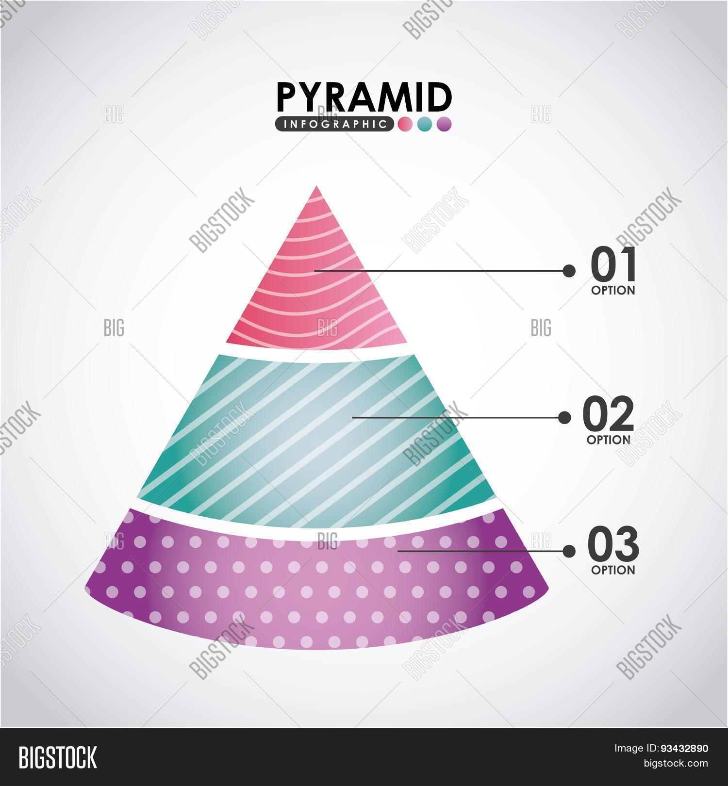 Pyramid Infographic Vector & Photo (Free Trial) | Bigstock