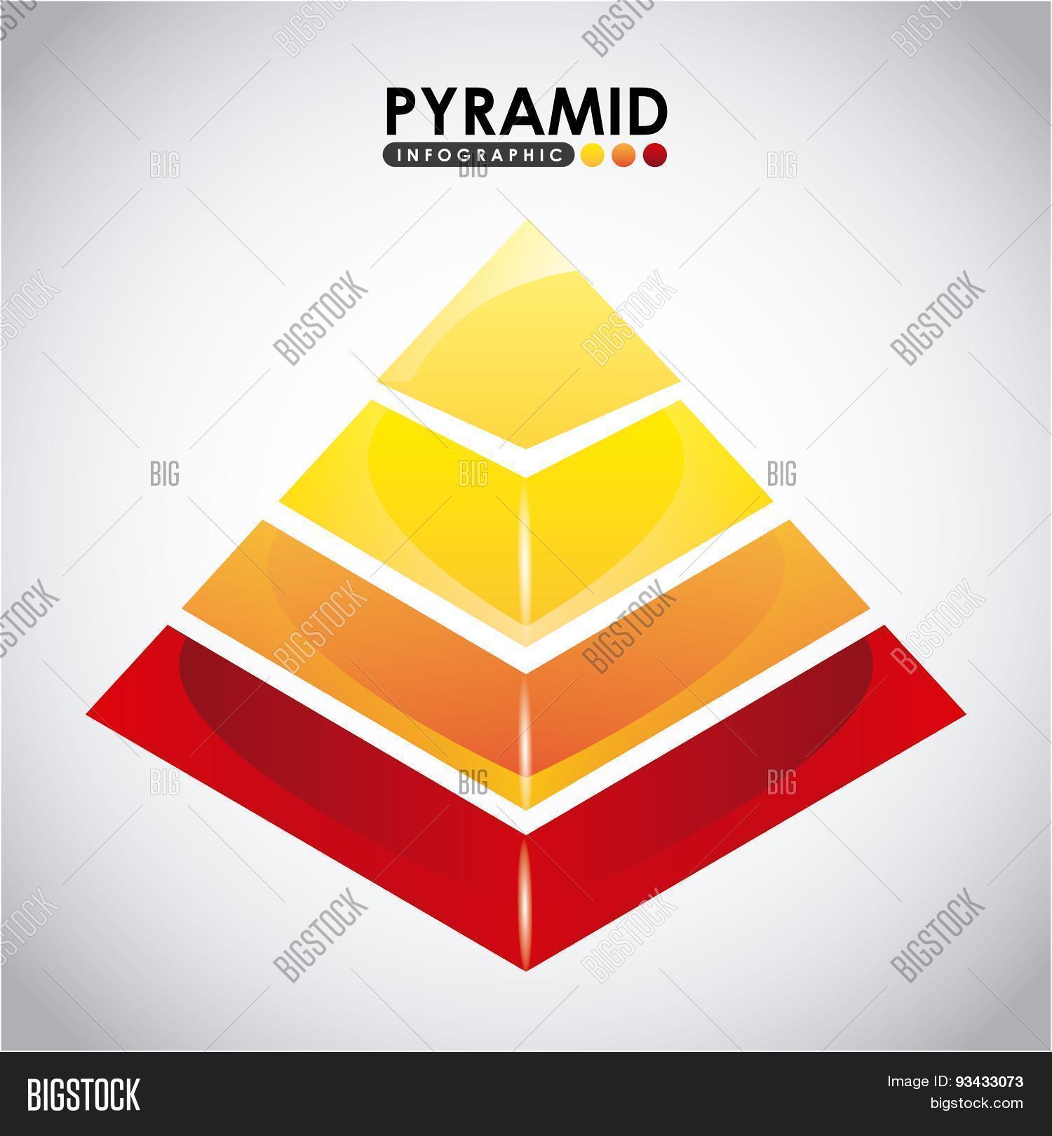 Pyramid Infographic Vector & Photo (Free Trial) | Bigstock
