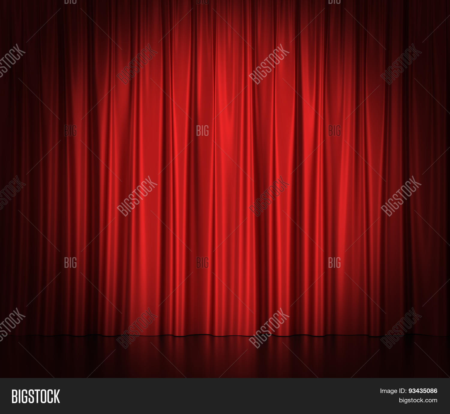 Red Silk Curtains Image & Photo (Free Trial) | Bigstock