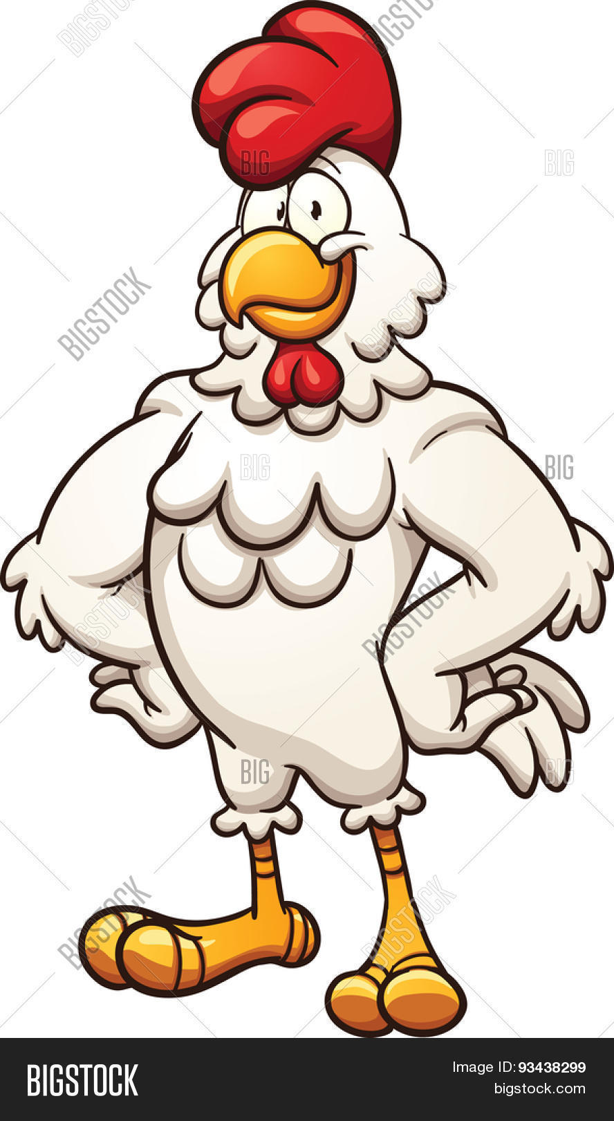 Cartoon Chicken. Vector & Photo (Free Trial) | Bigstock