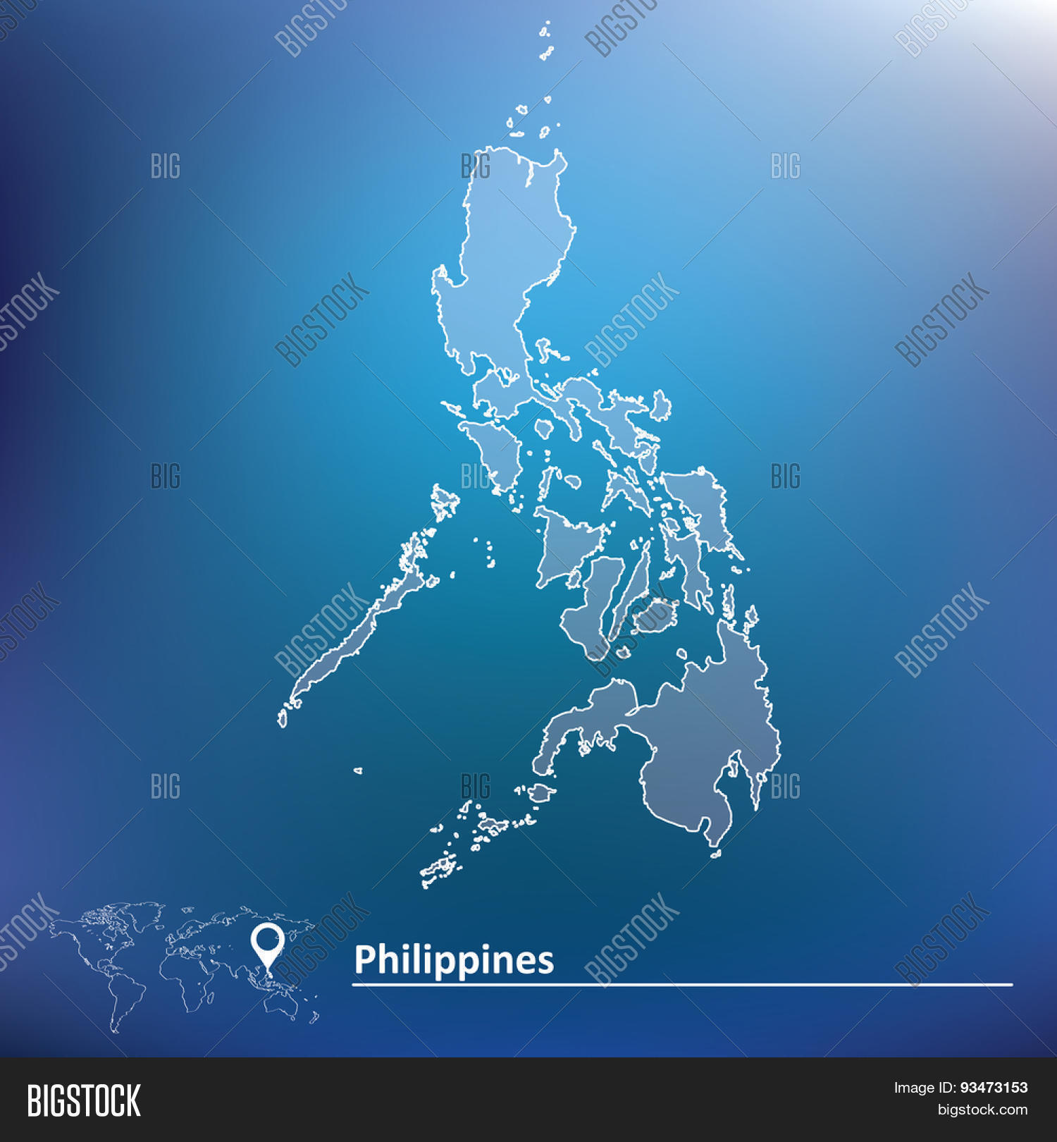 Map Philippines - Vector & Photo (Free Trial) | Bigstock