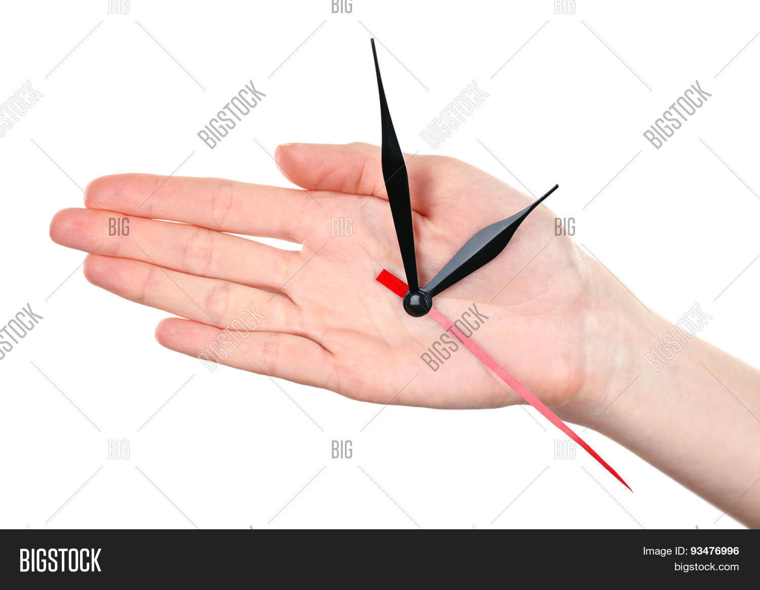 Hand Holding Clock Image & Photo (Free Trial) | Bigstock