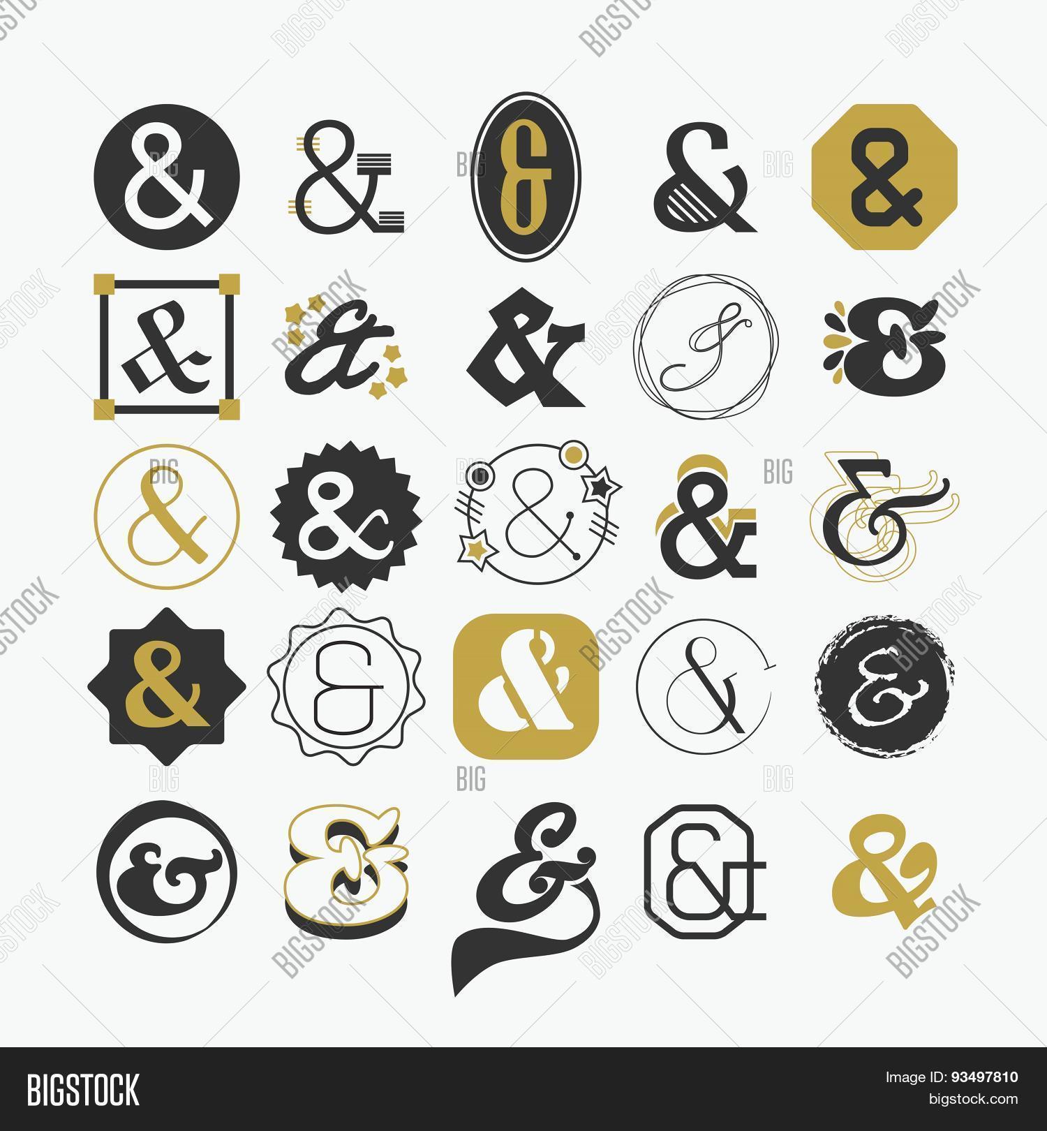 Stylized Ampersand Vector & Photo (Free Trial) | Bigstock