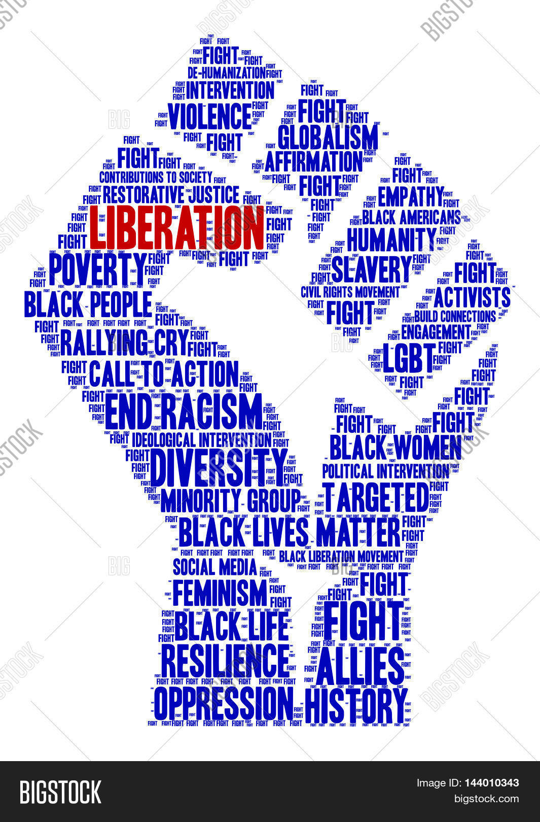 Liberation Word Cloud Vector & Photo (Free Trial) | Bigstock