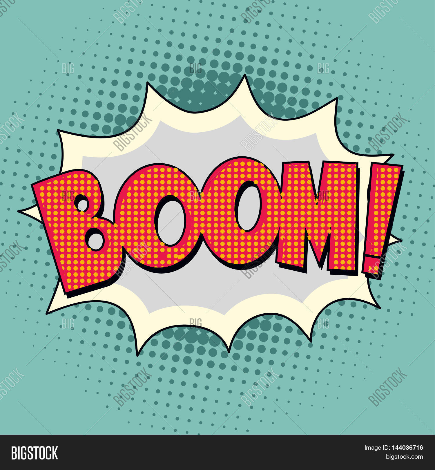 Boom Comic Book Bubble Image & Photo (Free Trial) | Bigstock