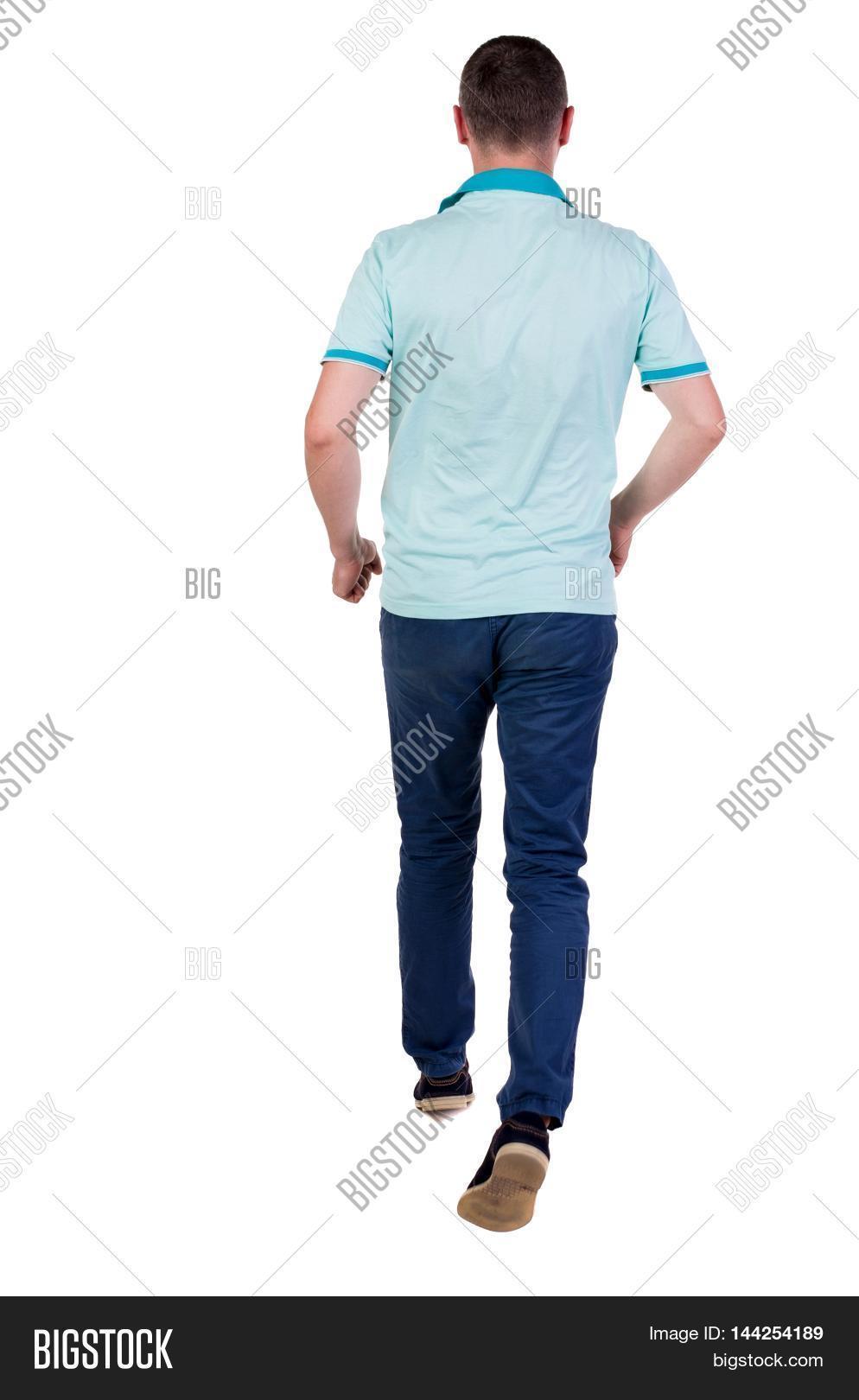 Back View Running Man Image & Photo (Free Trial) | Bigstock