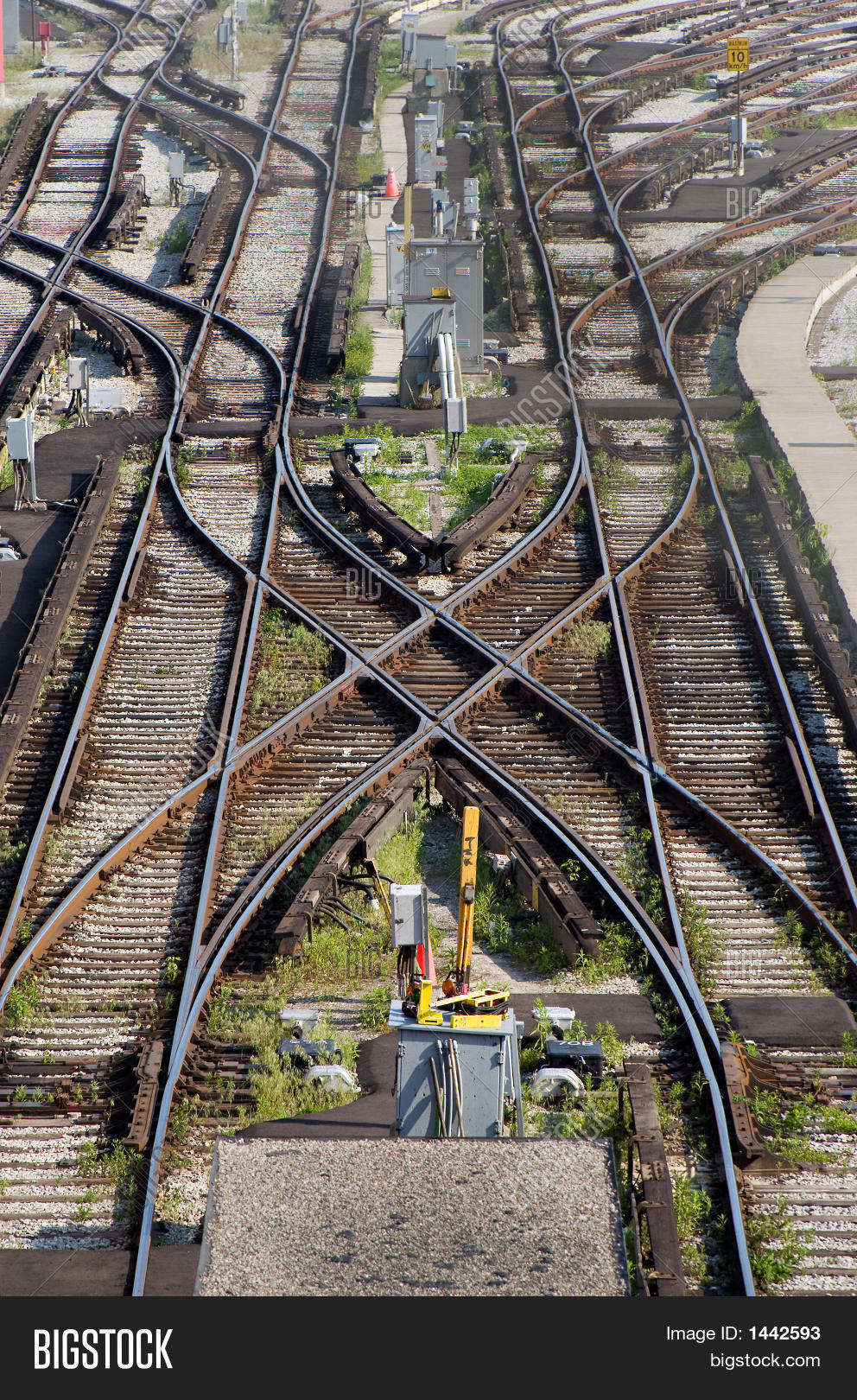 Subway Yard Track Image & Photo (Free Trial) | Bigstock