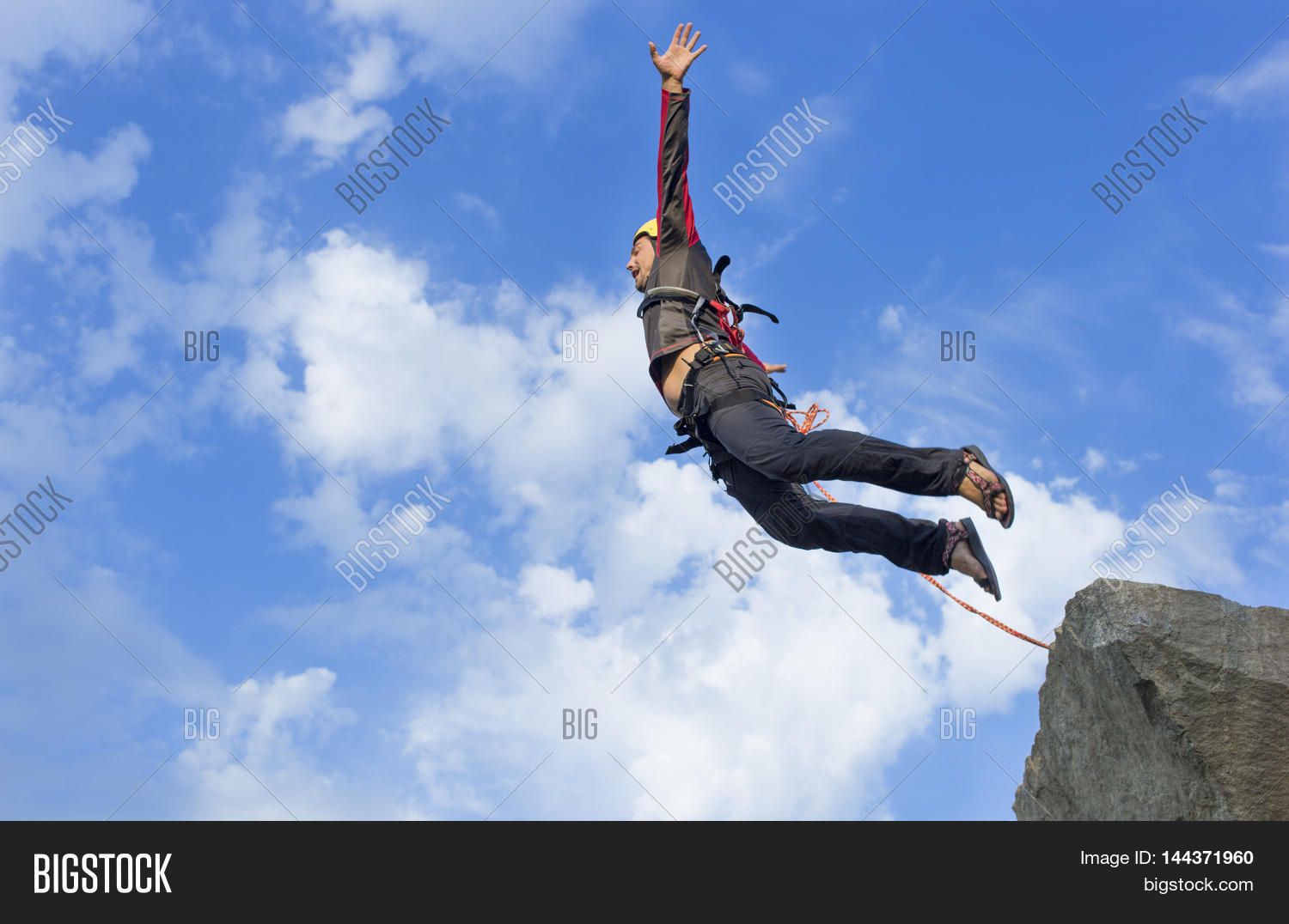 First Jump Off Cliff Image & Photo (Free Trial) | Bigstock