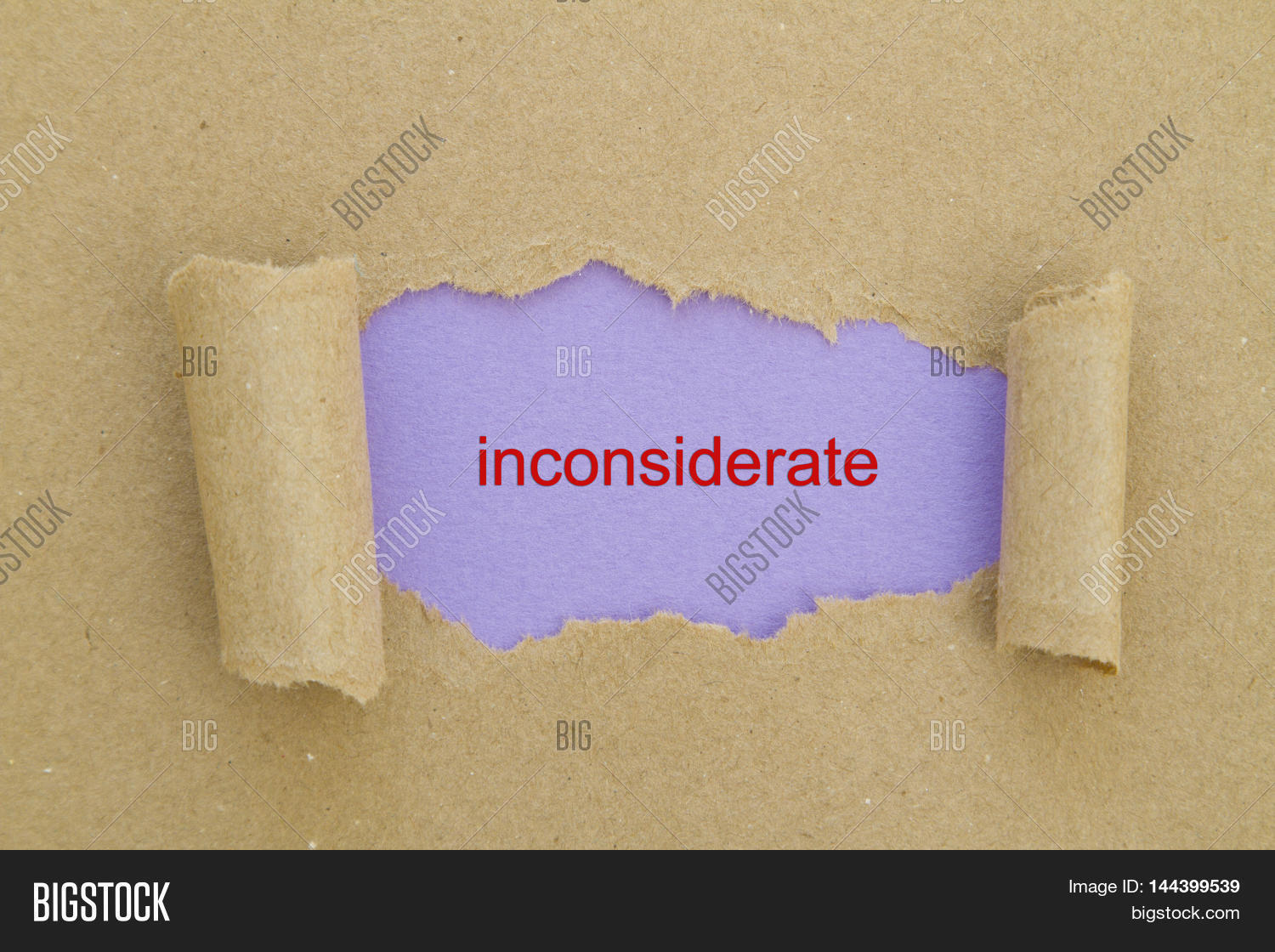 Inconsiderate Word Image & Photo (Free Trial) | Bigstock