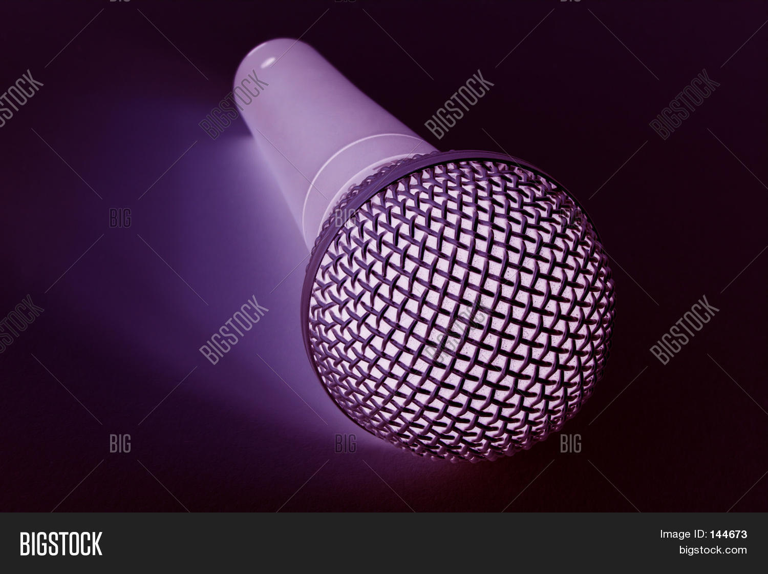 Purple Microphone Image & Photo (Free Trial) | Bigstock