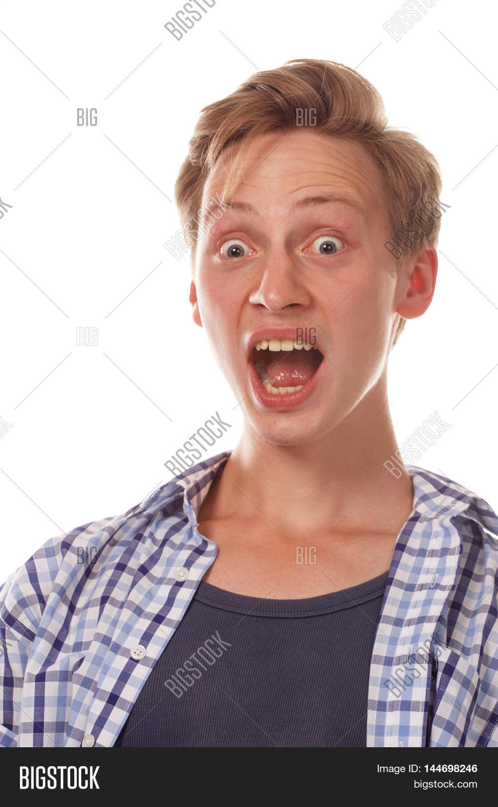 Surprised Guy Portrait Image & Photo (Free Trial) | Bigstock